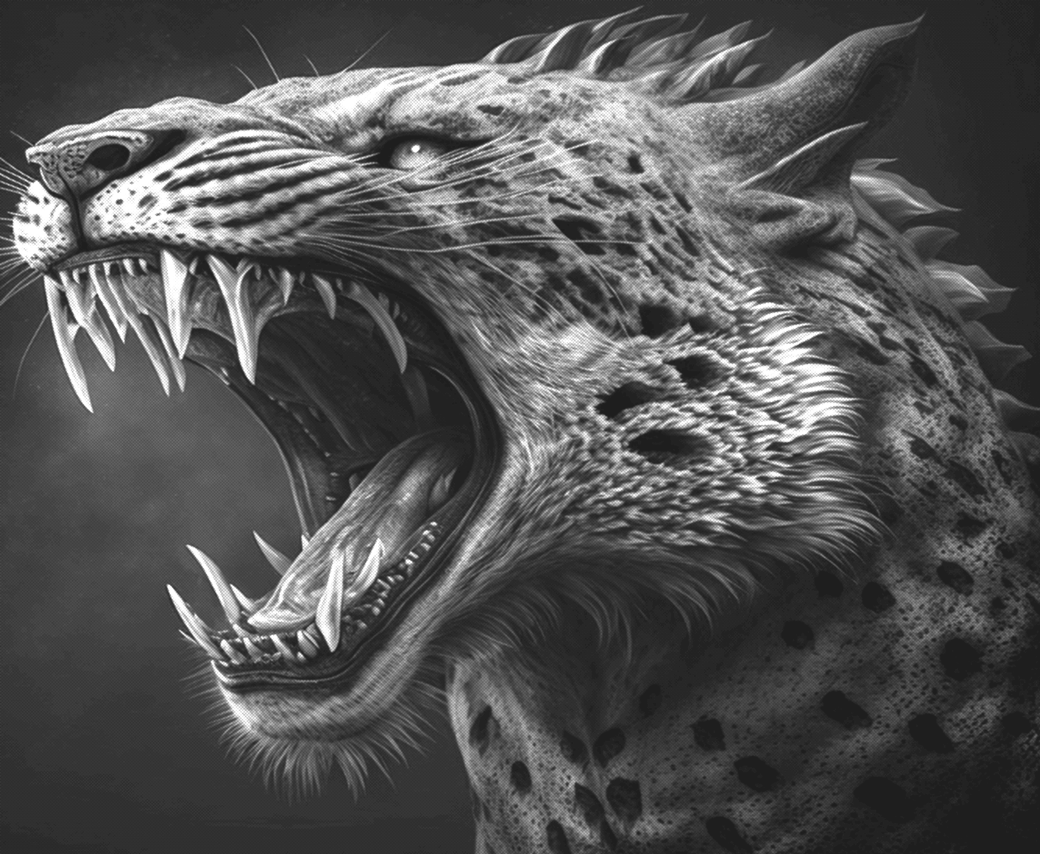 Apex Feline Beast HD Stencil – HD Stencils LLC