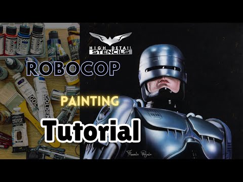 Robocop Custom HD Stencil Tutorial – HD Stencils LLC