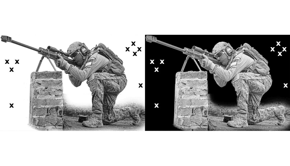 Sniper with .50 cal -Airbrush Stencil – HD Stencils LLC